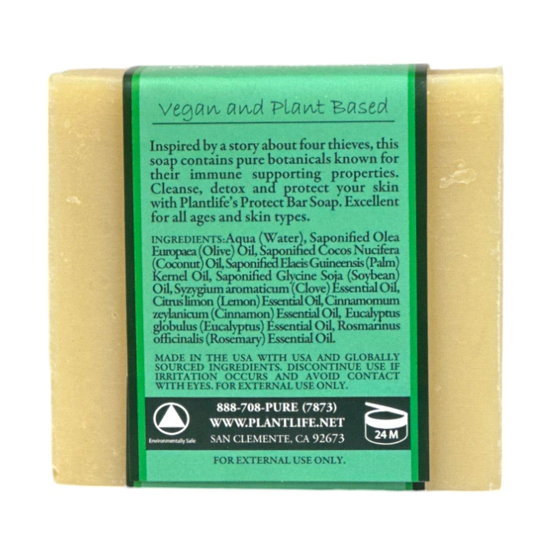 Plantlife Protect Aromatherapy Soap | Natural Soap for Immune Support