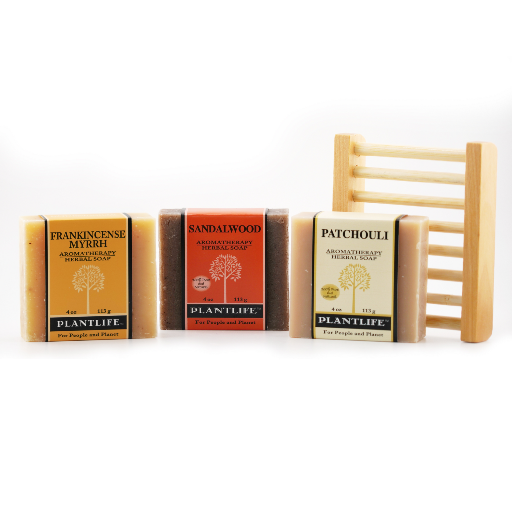 Starter Soap Bundle – Natural Soaps with Wooden Dish | Plantlife