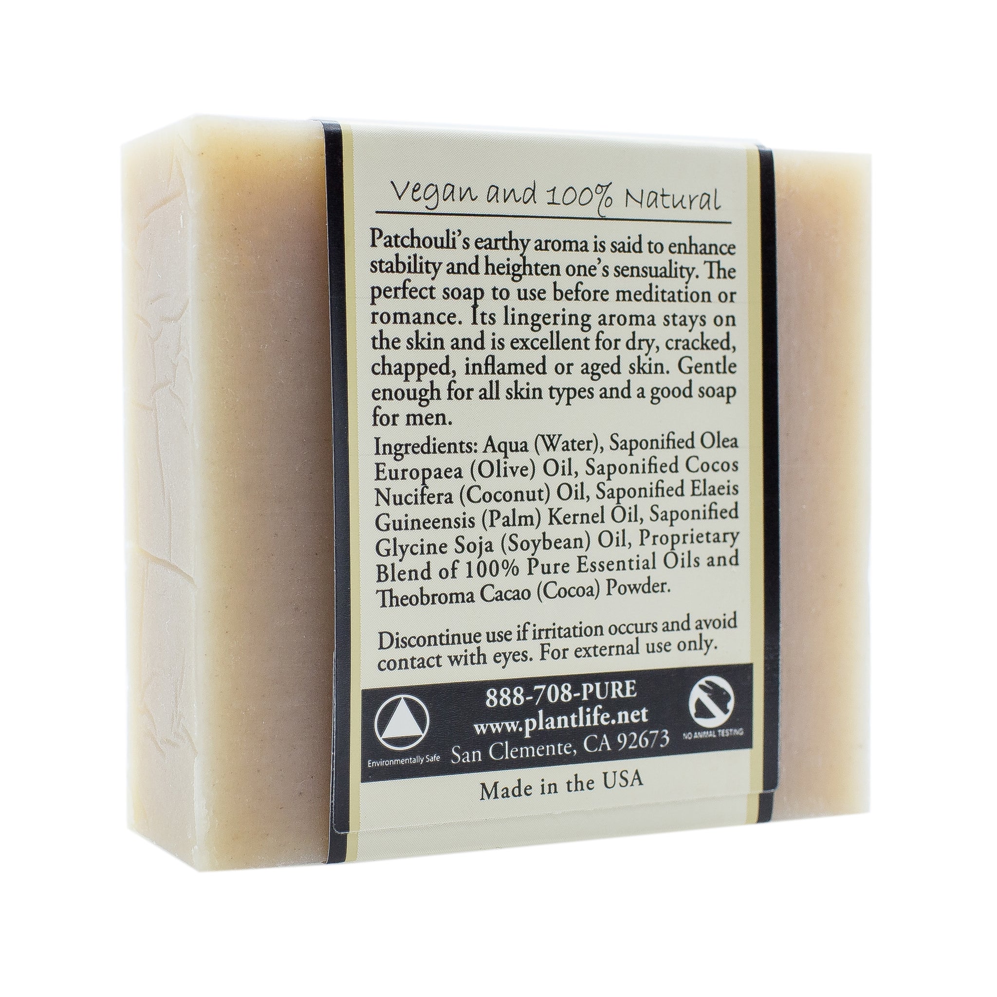 Patchouli Bar Soap | Patchouli Aromatherapy Herbal Soap – Plantlife