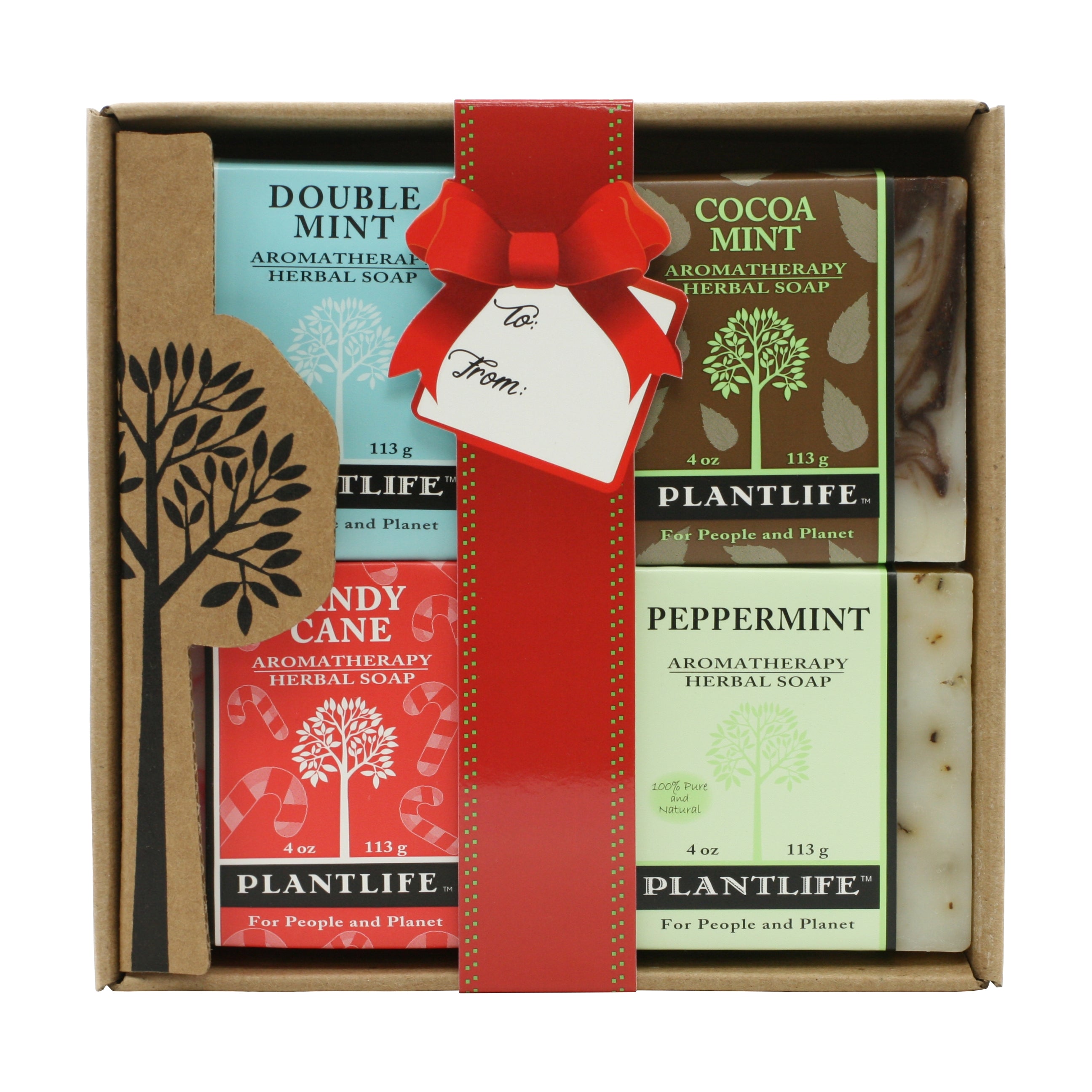 Holiday Mint Soap Combo 4-Pack – Refreshing Seasonal Scents – Plantlife